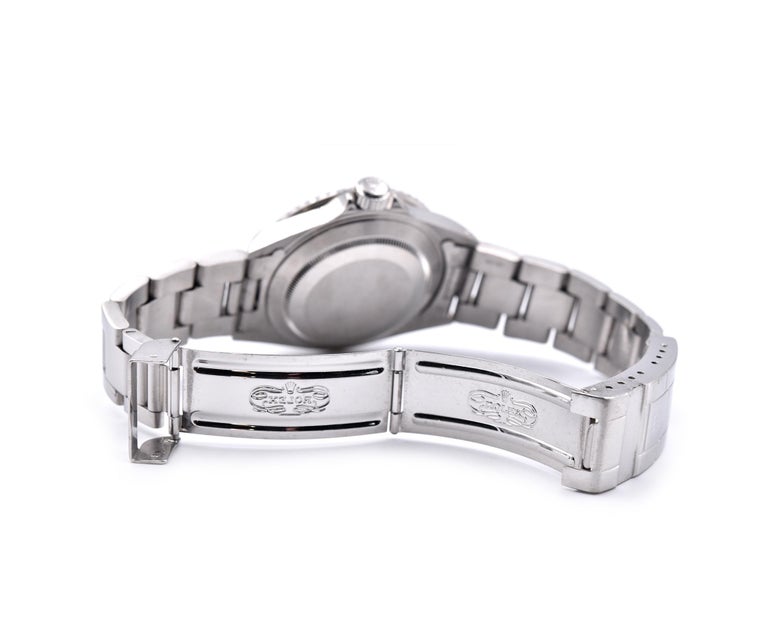 Rolex Stainless Steel Submariner Black Dial Men’s Watch Ref 16610 For ...