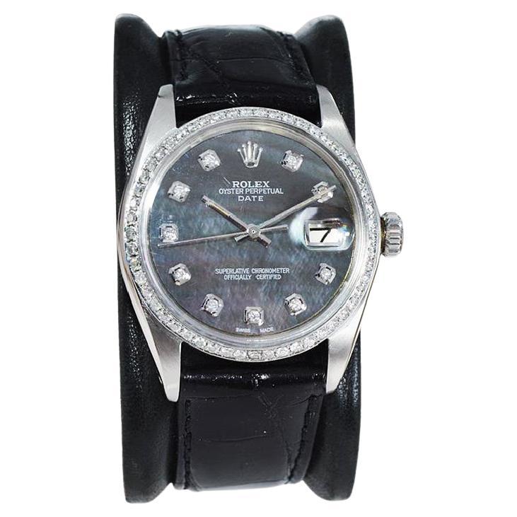 Oceanaut Stainless-Steel Baltica with Mother of Pearl Dial at 1stDibs