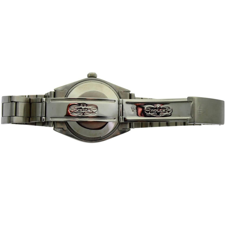 Rolex Stainless Steel Air King Powder Blue Dial Perpetual Wind ...