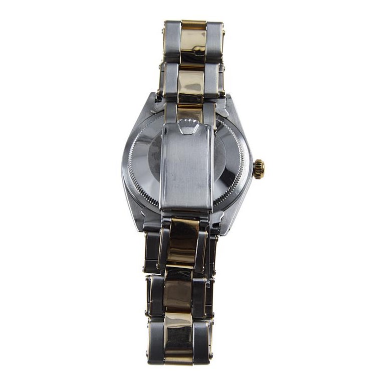 Rolex Steel and Gold Zephyr with Bracelet and Original Dial from Late ...