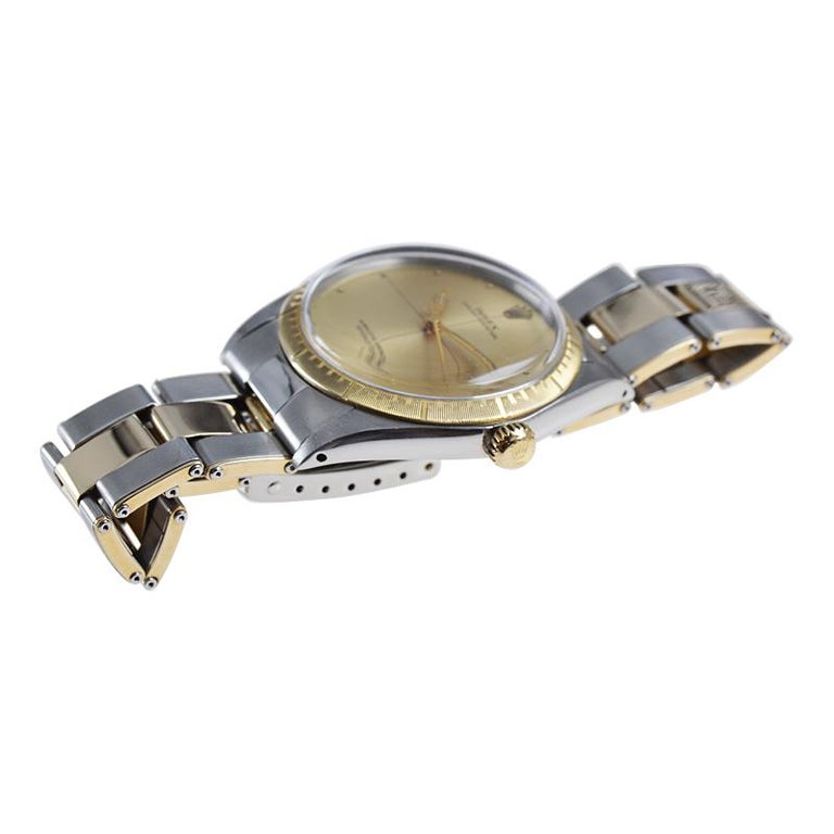 Rolex Steel and Gold Zephyr with Bracelet and Original Dial from Late ...