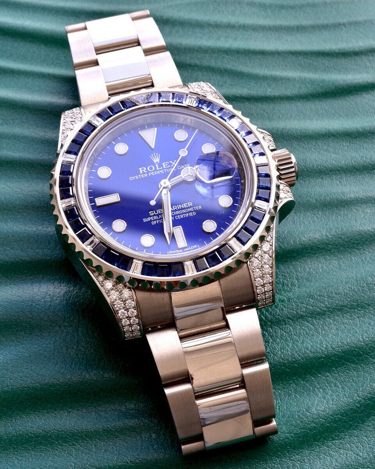Rolex Submariner 116659SABR "SMURF" ULTRA-RARE with Sapphires and ...