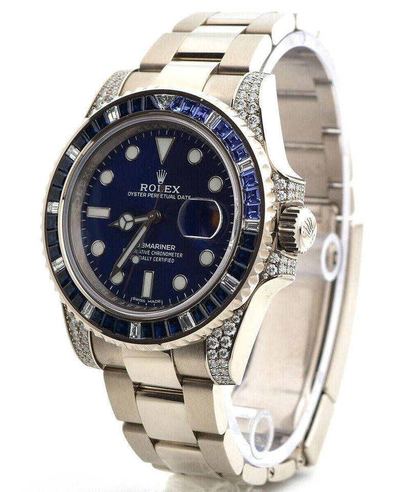 Rolex Submariner 116659SABR "SMURF" ULTRA-RARE with Sapphires and ...
