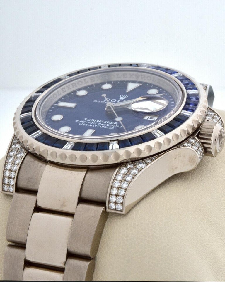 Rolex Submariner 116659SABR "SMURF" ULTRA-RARE with Sapphires and ...