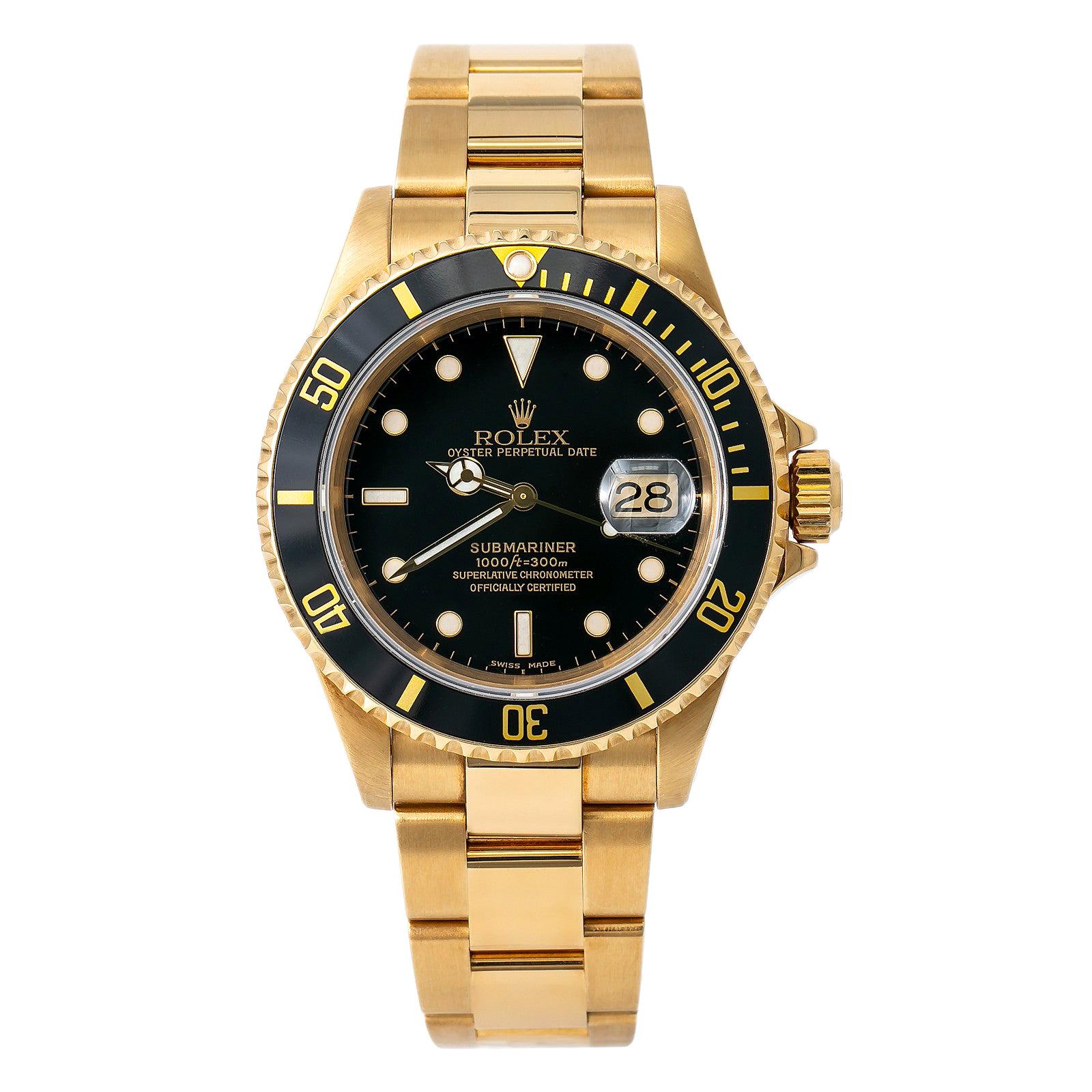 Rolex Submariner 16618, Certified and Warranty at 1stDibs