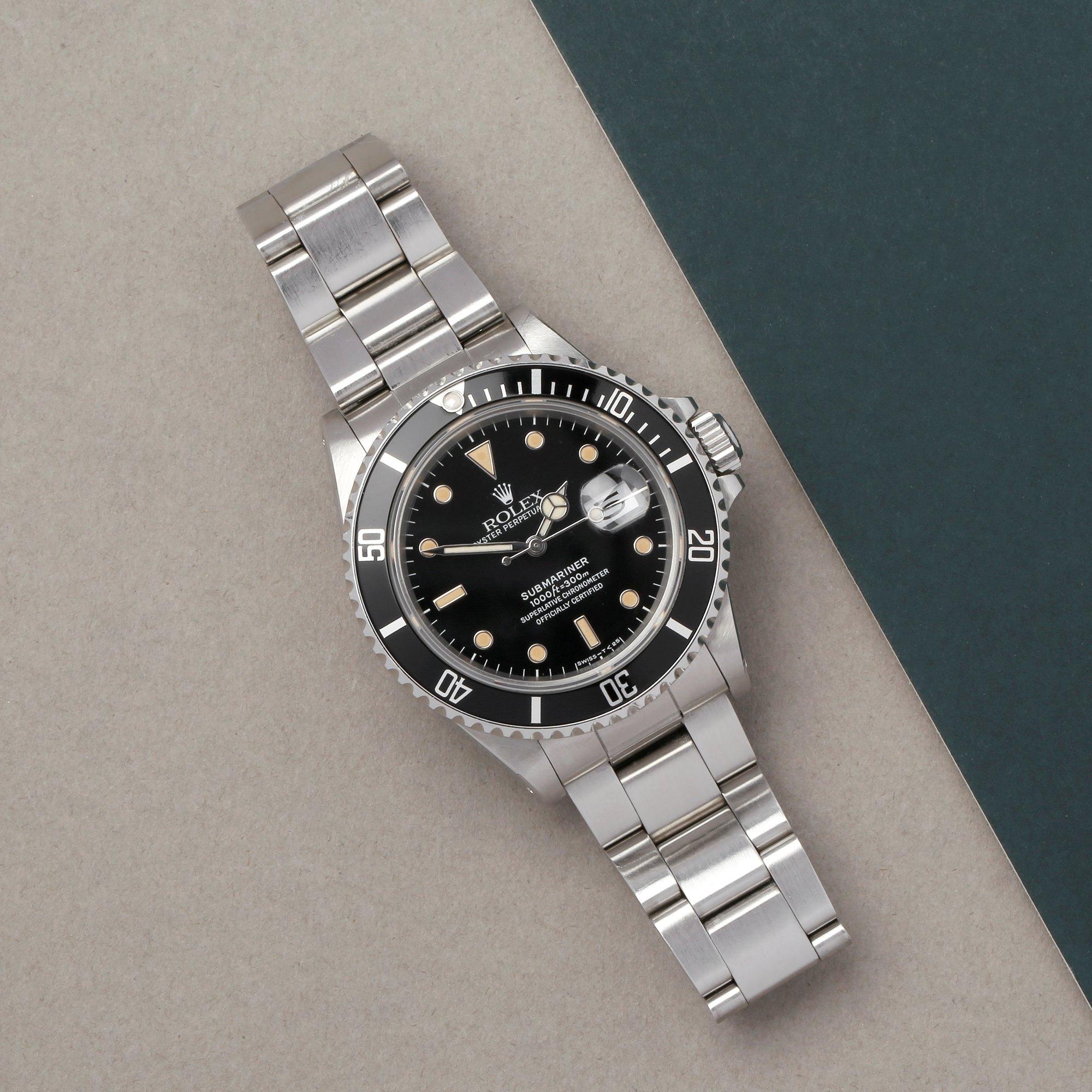 Rolex Submariner 168000 Men Stainless Steel 'Spider Dial' Watch at ...