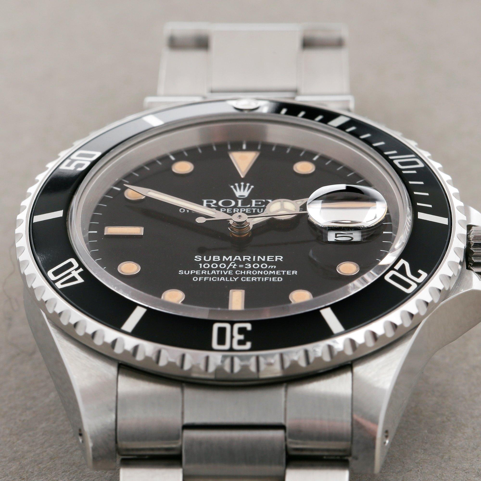 Rolex Submariner 168000 Men Stainless Steel 'Spider Dial' Watch at ...