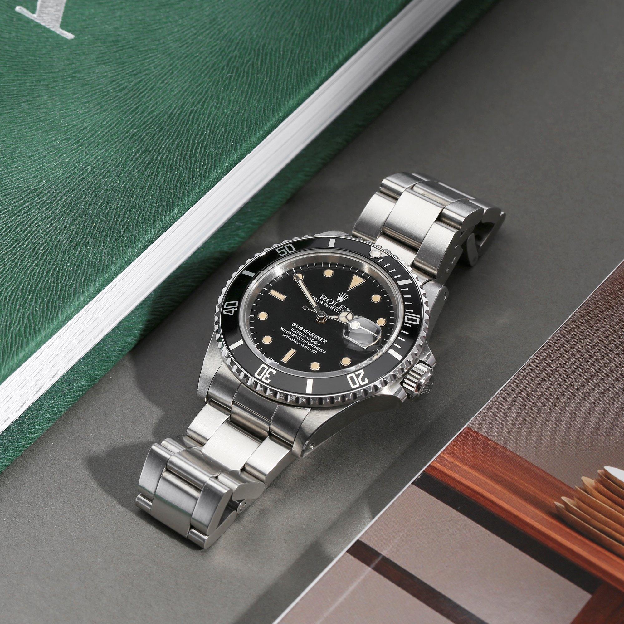 Rolex Submariner 168000 Men Stainless Steel 'Spider Dial' Watch at ...