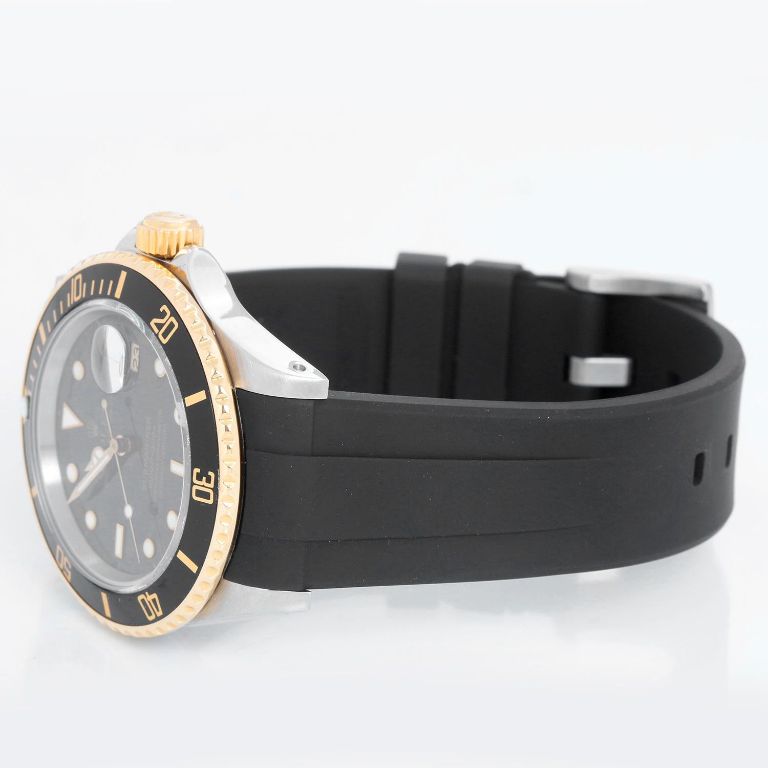 Rolex Submariner 2-Tone Steel and Gold Men's Watch Transitional Model ...