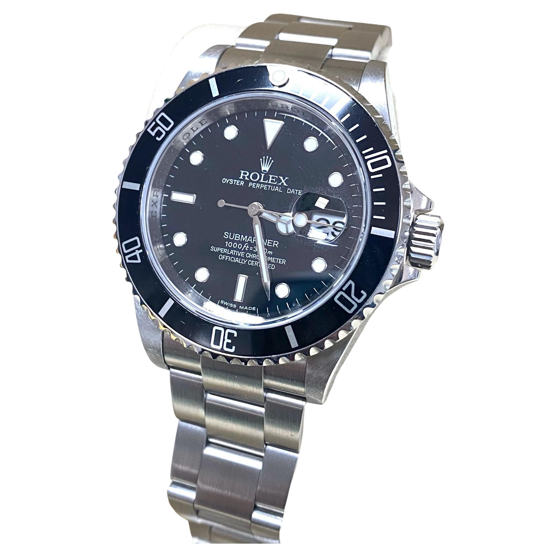 Rolex Submariner 40mm 16803 For Sale at 1stDibs