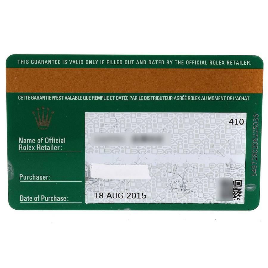 Rolex Submariner Black Dial 18k Yellow Gold Mens Watch 116618 Box Card ...