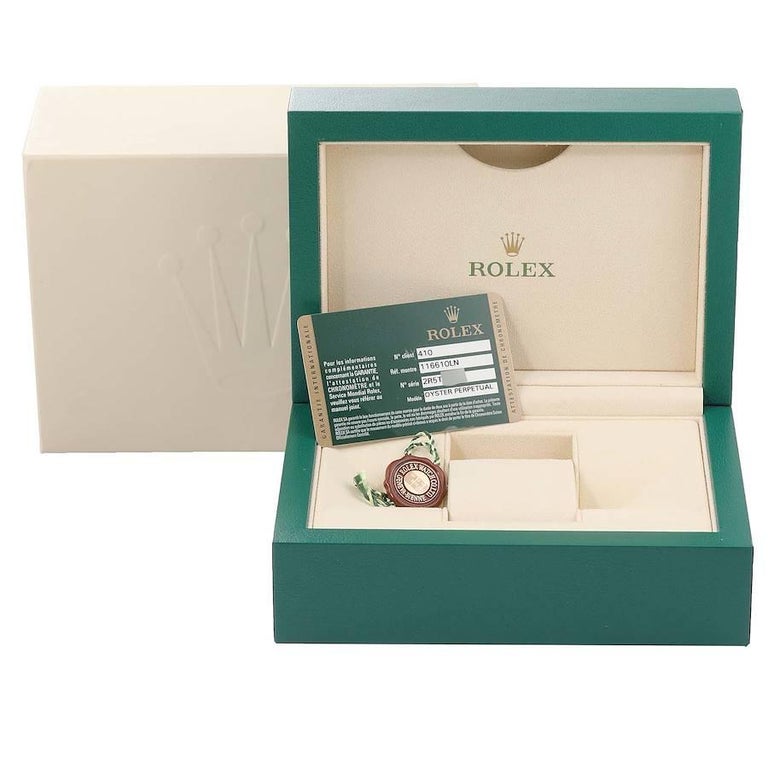Rolex Submariner Black Dial Ceramic Bezel Steel Mens Watch 116610 Box ...