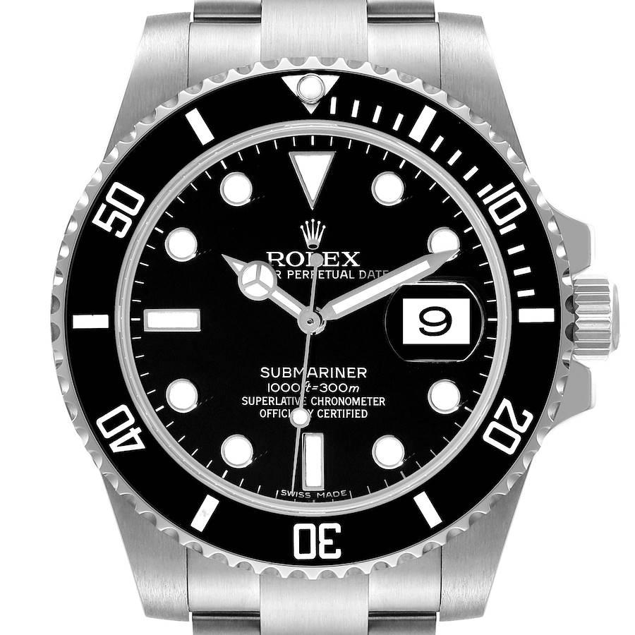 Rolex Submariner Stainless Steel DLC PVD Black Ceramic Watch 116610 at ...