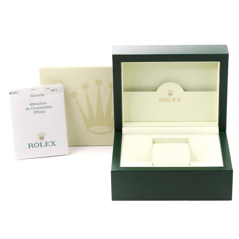 Rolex Submariner Black Dial Steel Mens Watch 16610 Box Papers at 1stDibs