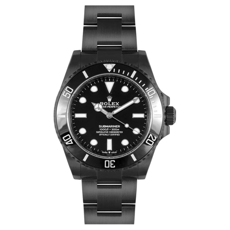 Rolex Submariner Black PVD/DLC Coated Stainless Steel 41mm Watch 124060 ...