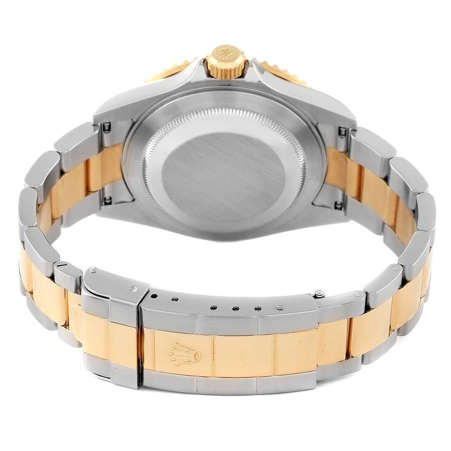 Rolex Submariner Blue Dial Steel Yellow Gold Mens Watch 16613 at ...