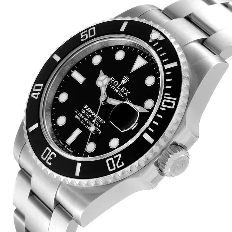 Rolex Submariner Cerachrom Bezel Oystersteel Mens Watch 126610 Unworn ...