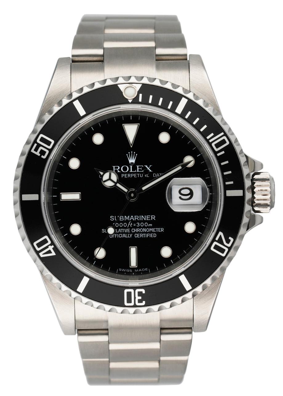 Rolex Submariner 16610 Men's Watch Box and Papers For Sale at 1stDibs