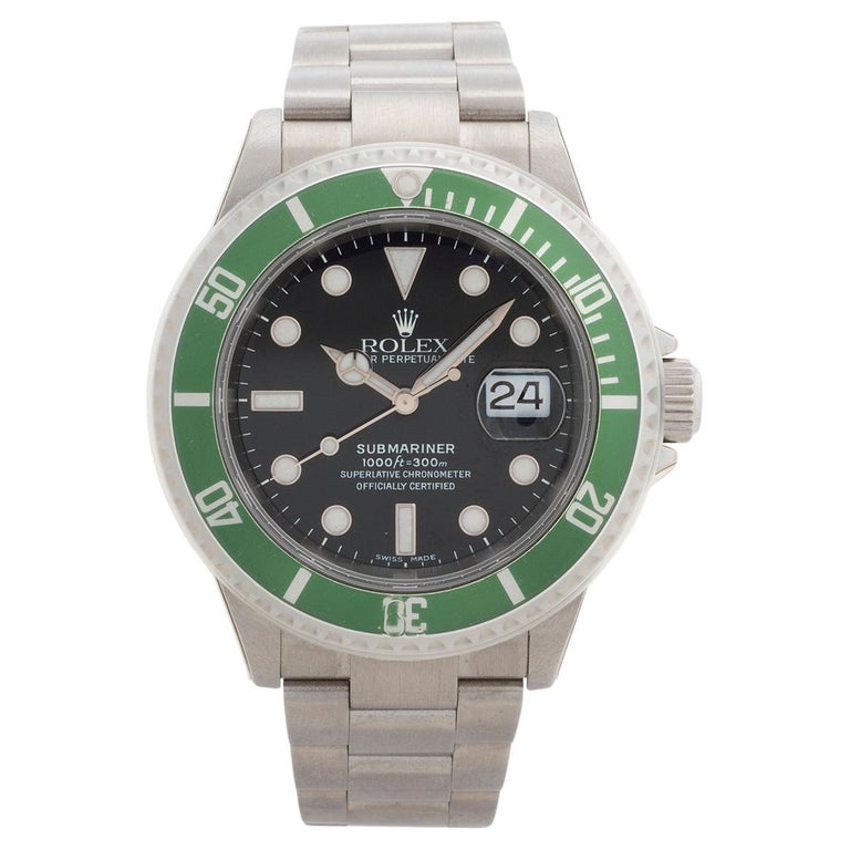 Rolex Submariner Date LV 'aka Kermit', Ref 16610/ 16610LV, Full Set ...