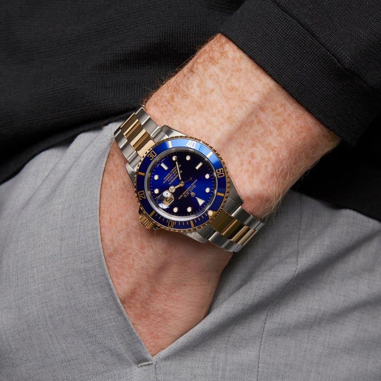 Rolex Submariner Date Stainless Steel and Yellow Gold 11613LB at ...