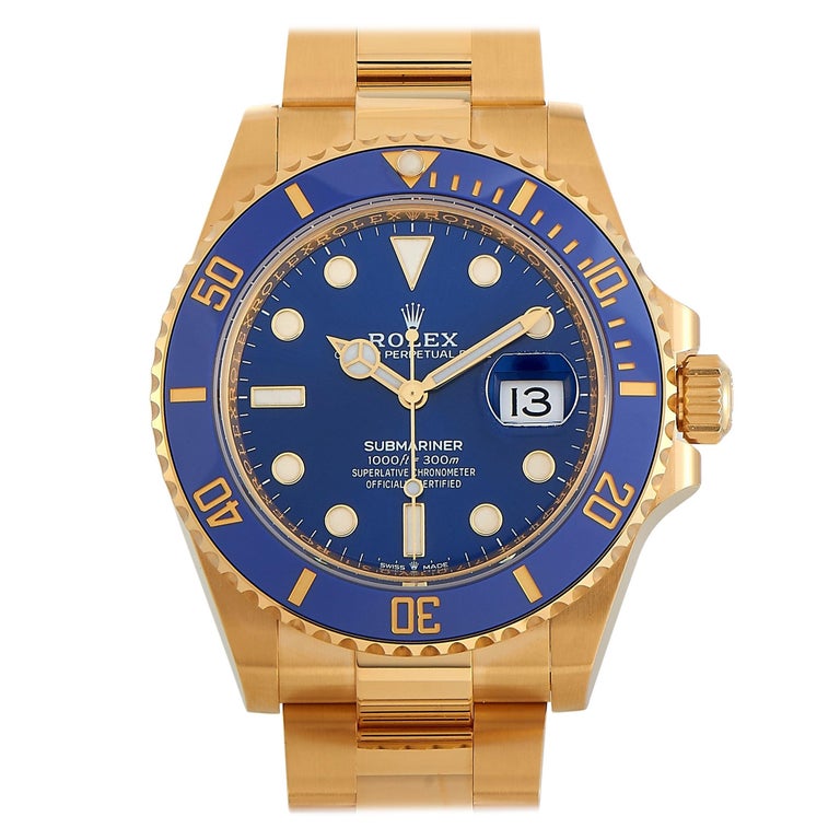 Rolex Submariner Date Yellow Gold Watch 126618LB at 1stDibs | rolex all ...