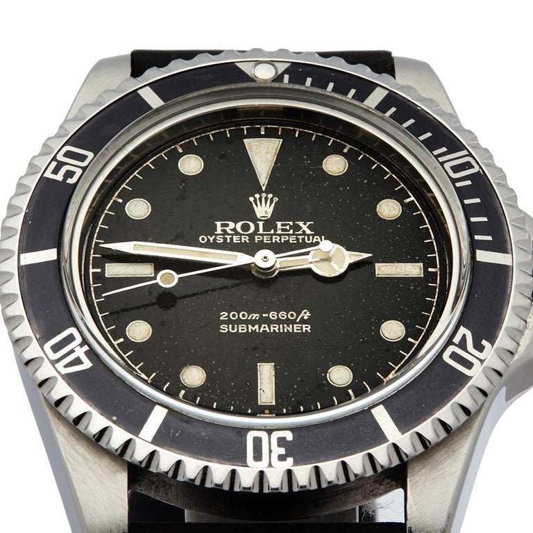 Rolex Submariner Gilt Gloss Meters First Dial Pointed Crown Guards 5512 ...