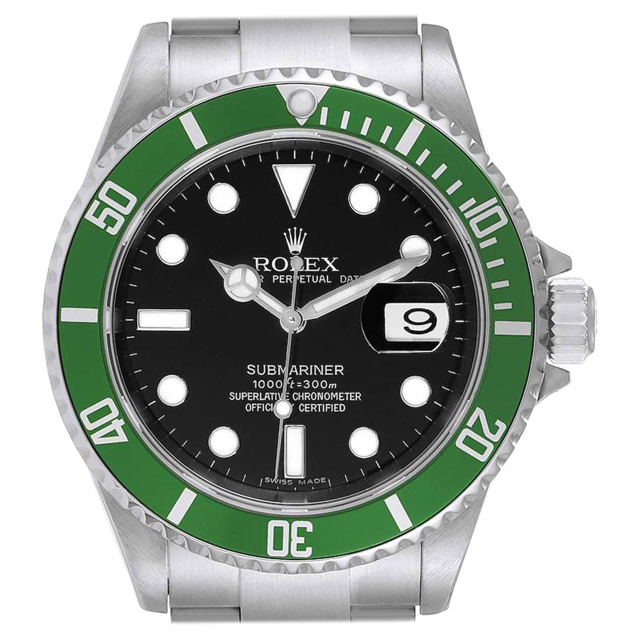 Rolex Submariner 16610 Engraved Rehaut Men's Watch For Sale at 1stDibs