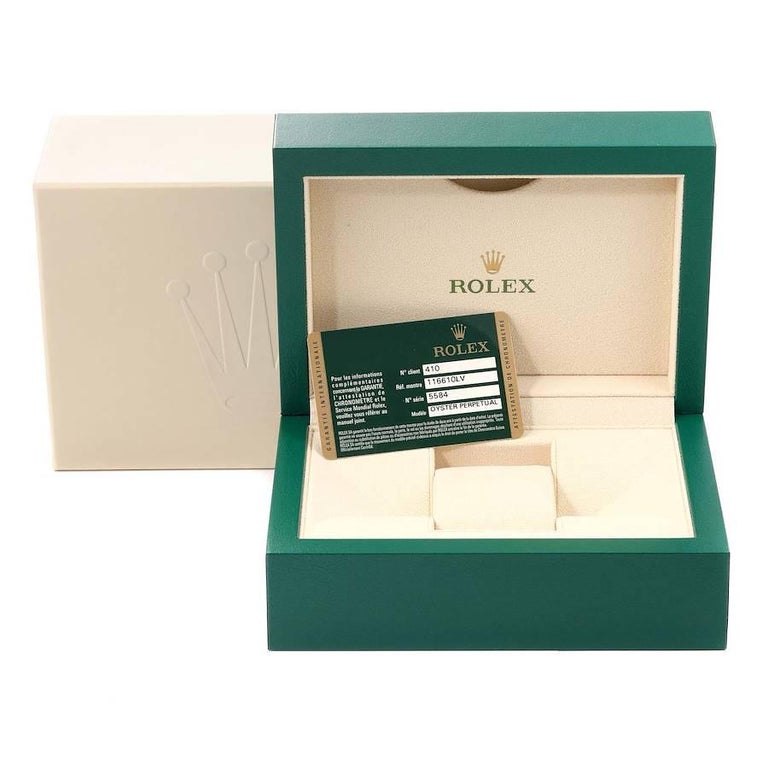 Rolex Submariner Hulk Green Dial Bezel Steel Mens Watch 116610LV Box ...