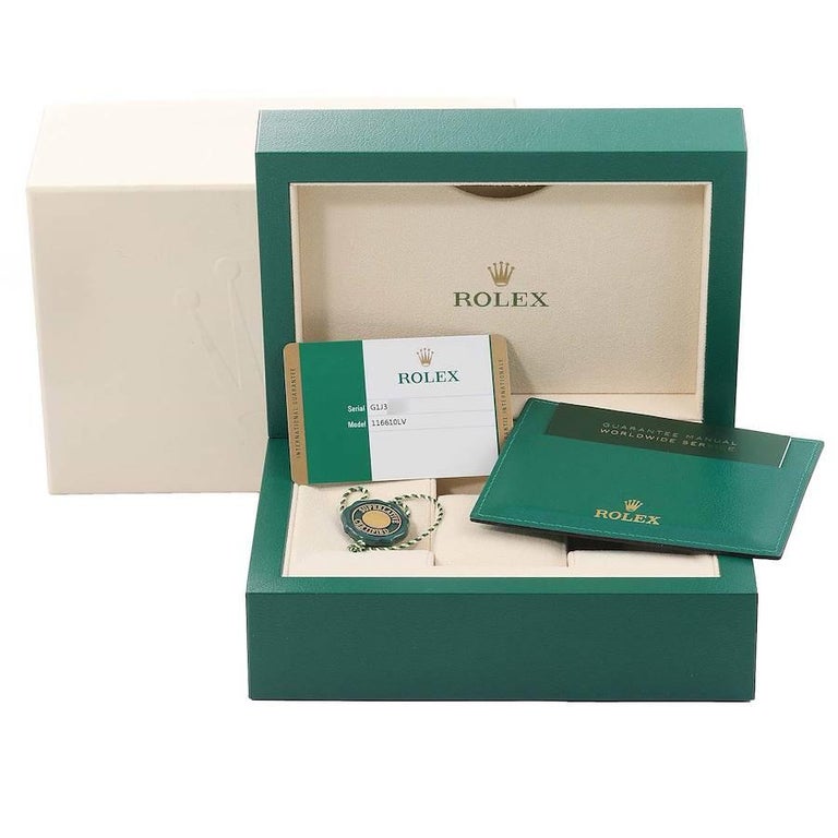 Rolex Submariner Hulk Green Dial Bezel Steel Mens Watch 116610LV Box ...