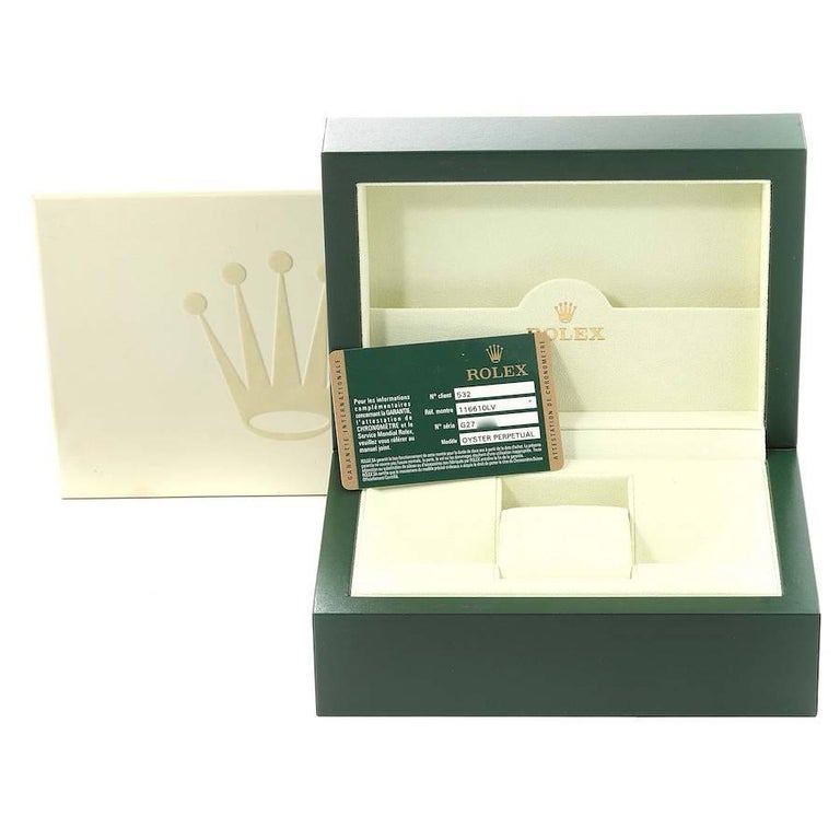 Rolex Submariner Hulk Green Dial Bezel Steel Mens Watch 116610LV Box ...