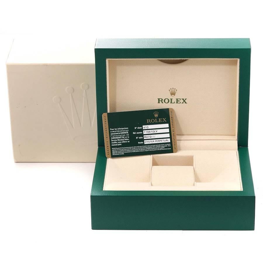 Rolex Submariner Hulk Green Dial Bezel Steel Mens Watch 116610LV Box ...