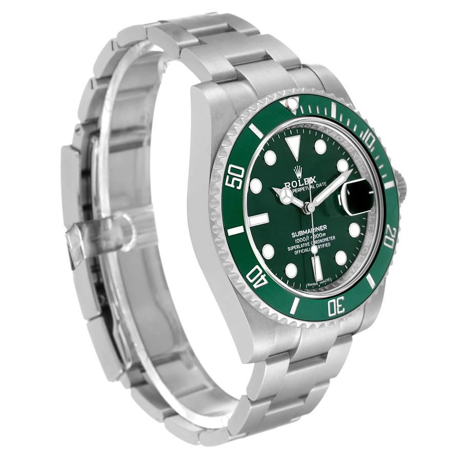 Rolex Submariner Hulk Green Dial Bezel Steel Mens Watch 116610LV Box ...