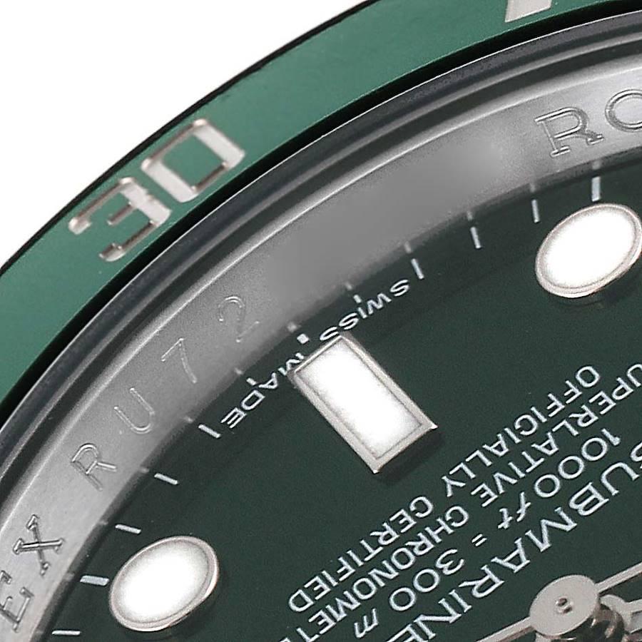 Rolex Submariner Hulk Green Dial Bezel Steel Mens Watch 116610LV Box ...