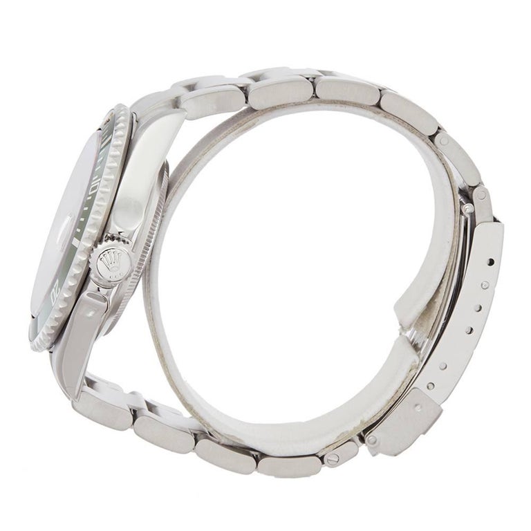 Rolex Submariner Kermit Flat 4 Mkiii Stainless Steel Men's 16610lv at ...