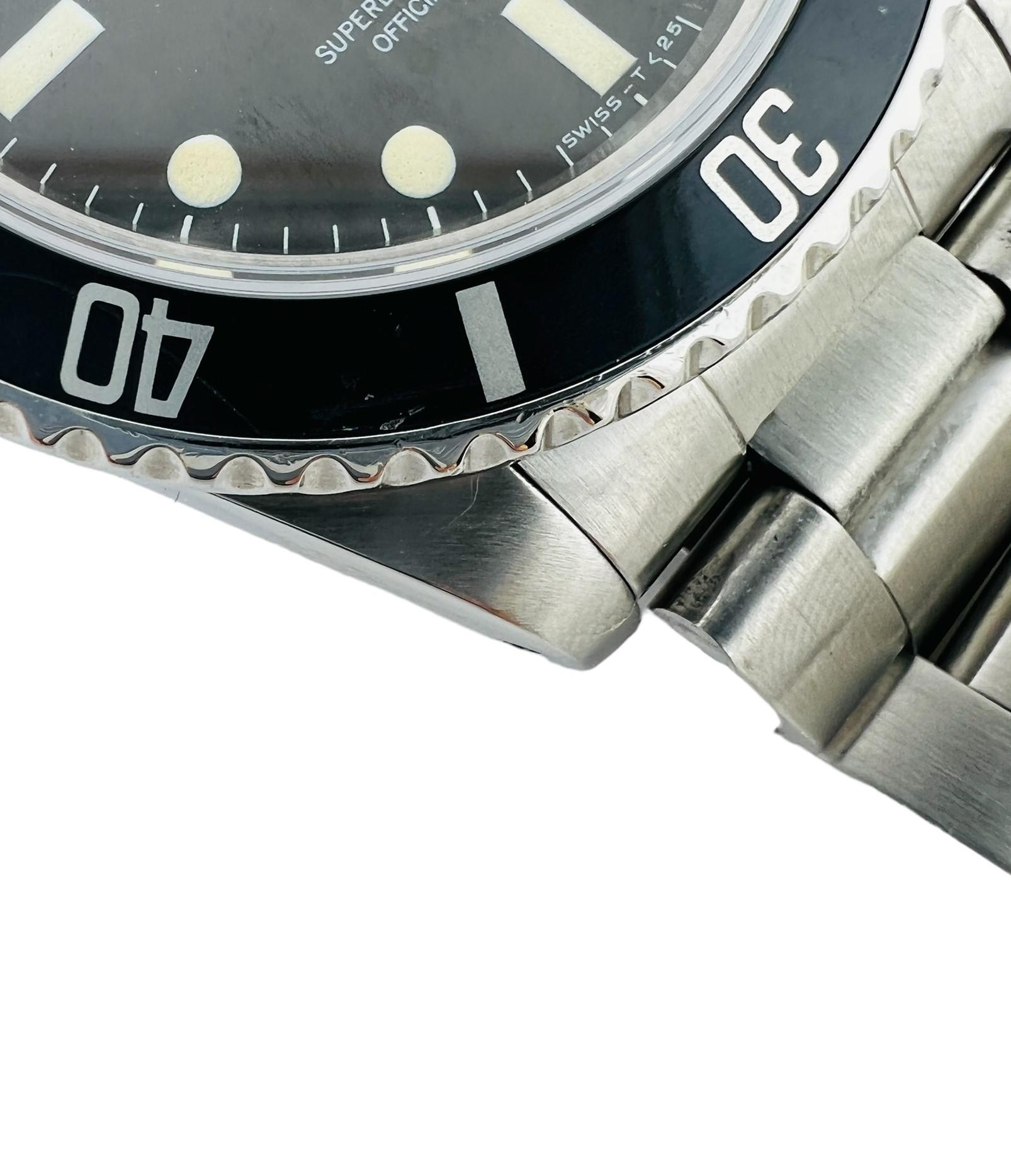 Rolex Submariner Men's Watch 16800 Black Dial Bezel at 1stDibs | rolex ...
