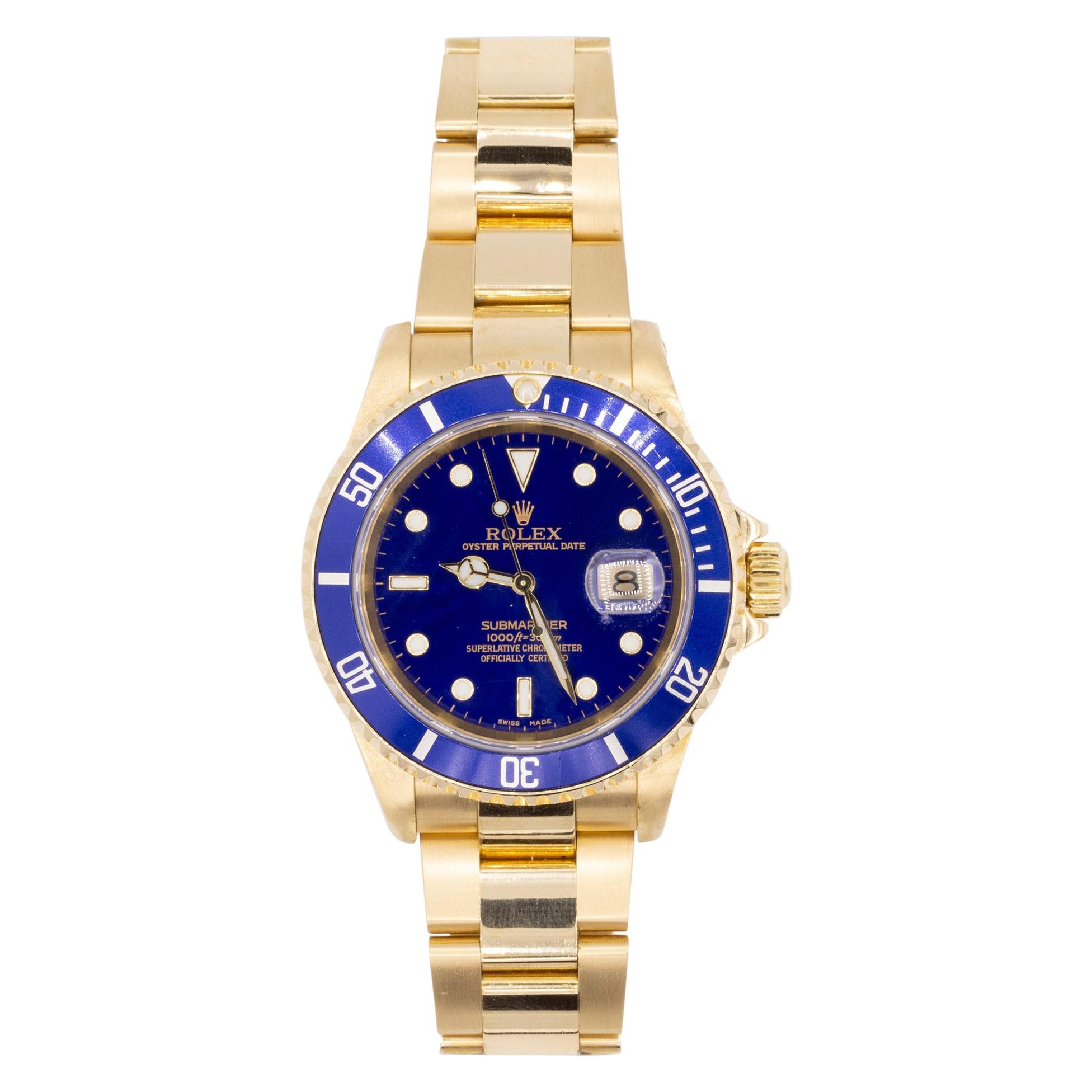 Rolex Submariner Model 16618 - For Sale on 1stDibs