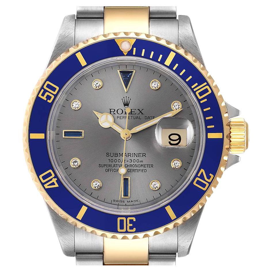 Rolex Rainbow Sapphire Daytona Chronograph Diamond Black Dial 116595 ...