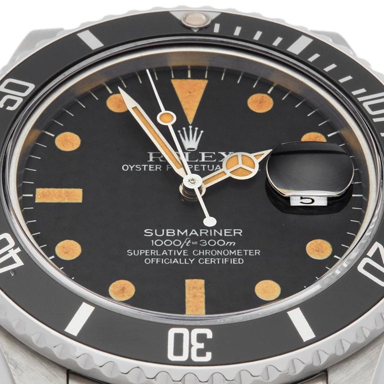 Rolex Submariner Transitional Matte Dial Stainless Steel 16800 at ...