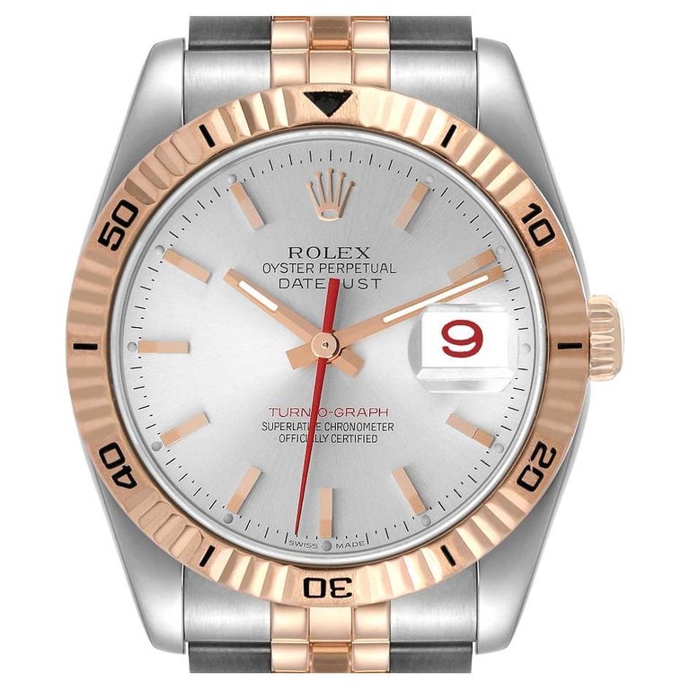 Rolex Montre pour homme Datejust avec cadran en acier et or rose et ...