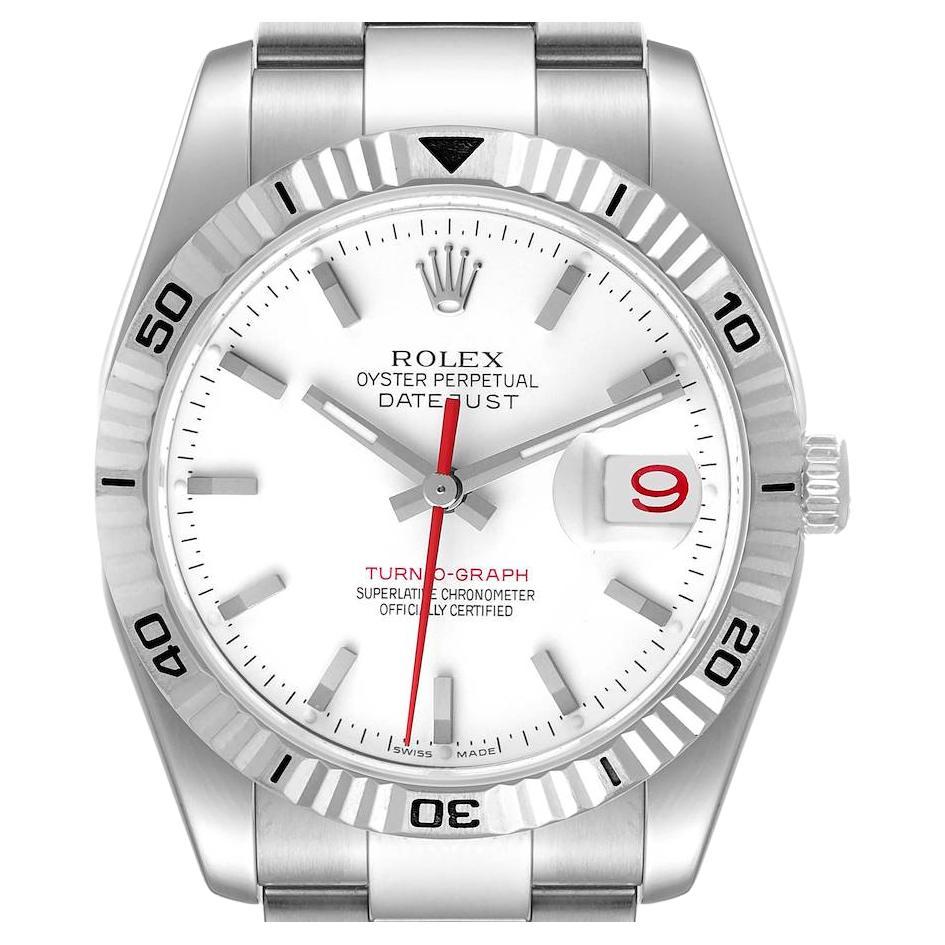 Rolex Turnograph Men's Steel Watch with Thunderbird Bezel 16250 at ...