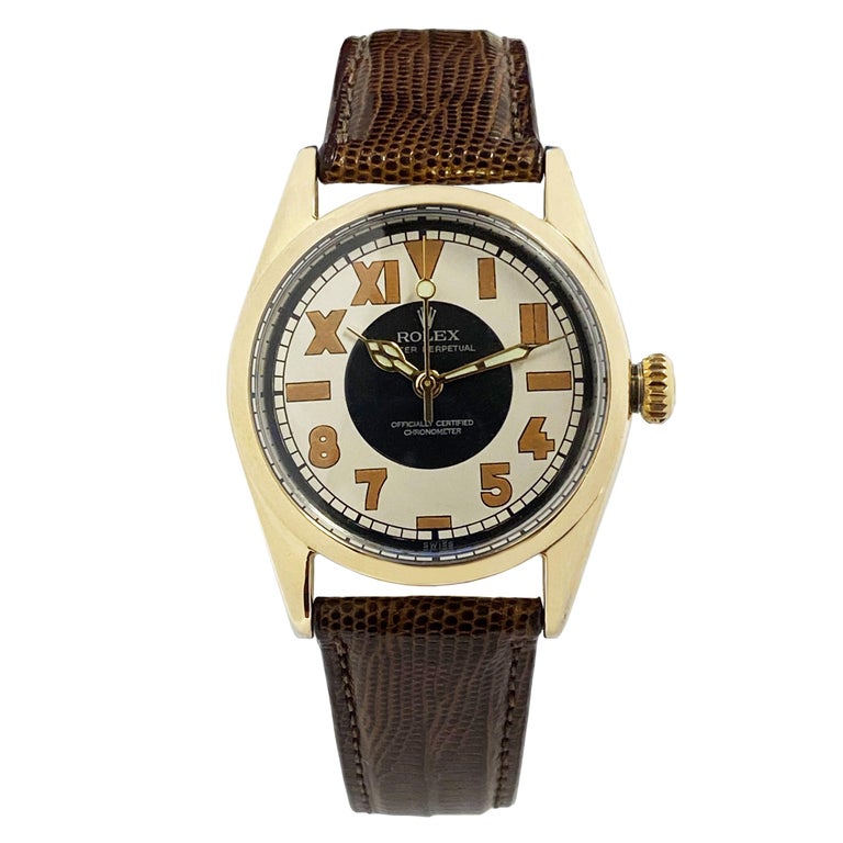 Rolex Vintage Gold Shell Ref 6334 Automatic Wrist Watch at 1stDibs