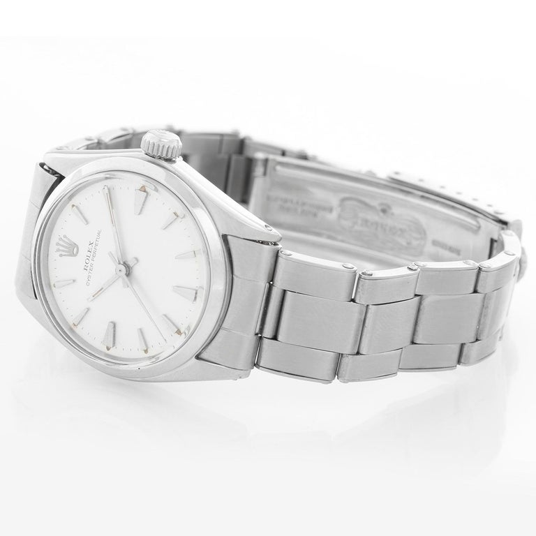 Rolex Vintage Oyster Perpetual Stainless Steel Midsize Watch 6548 at ...