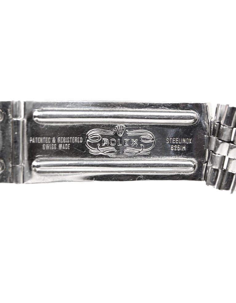 Rolex Vtg 1971 Stainless Steel Oyster Perpetual Date Just Watch W ...