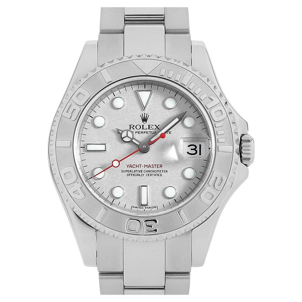 Rolex Yacht Master 168622 Rolesium Silver Dial V-Series, Unisex Pre ...
