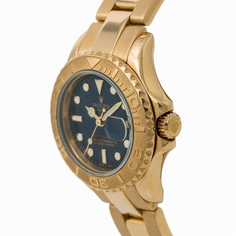 Rolex Yacht-Master 169628, Blue Dial, Certified and Warranty For Sale ...