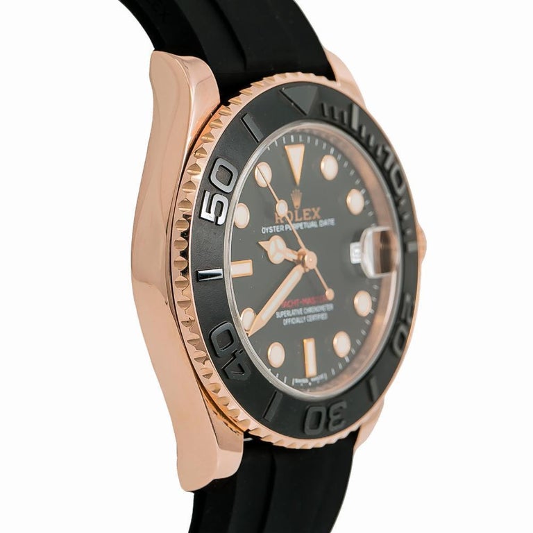 Rolex Yacht-Master 268655 Ceramic Mens Automatic Watch 18 Karat Everose ...