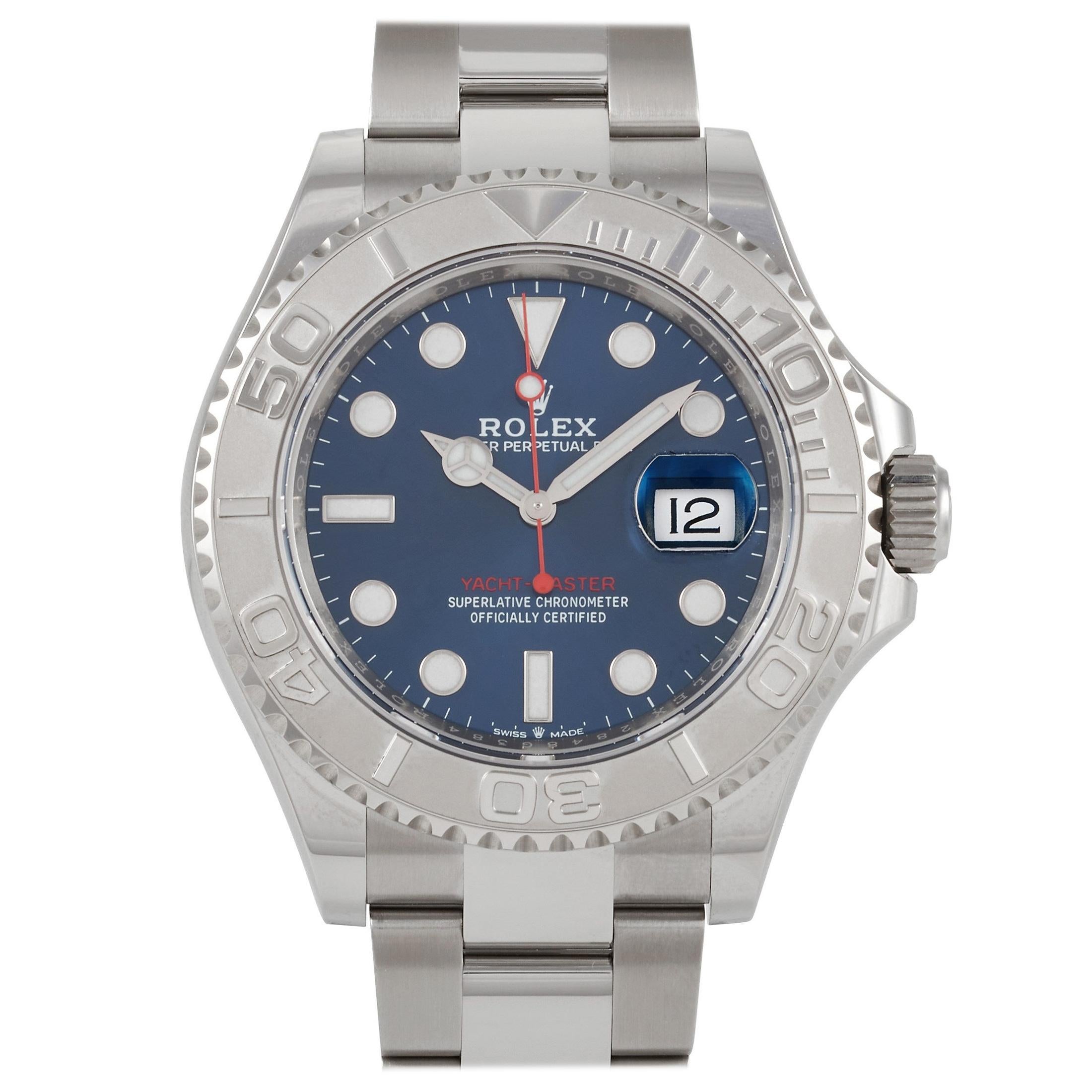 Rolex Yacht-Master 40 Blue Watch 126622 at 1stDibs