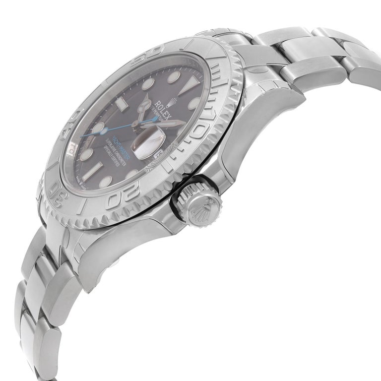 Rolex Yacht-Master 40mm Platinum Steel Rhodium Dial Automatic Men’s ...