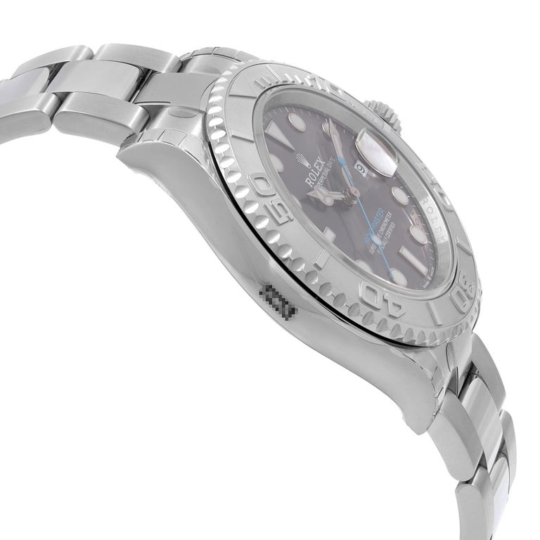 Rolex Yacht-Master 40mm Platinum Steel Rhodium Dial Automatic Mens ...