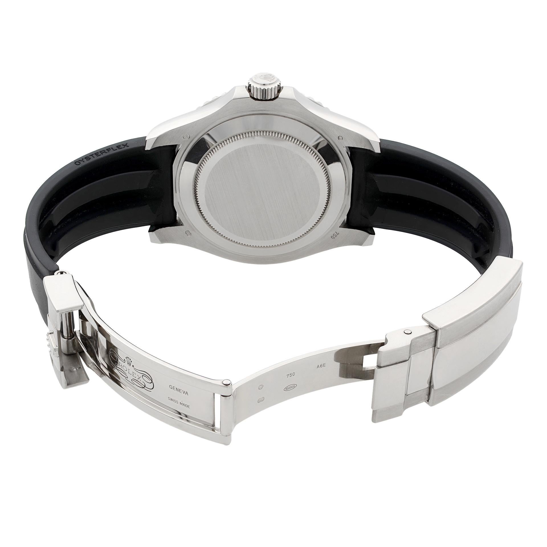 Rolex Yacht-Master 42mm White Gold Black Dial Automatic Mens Watch ...